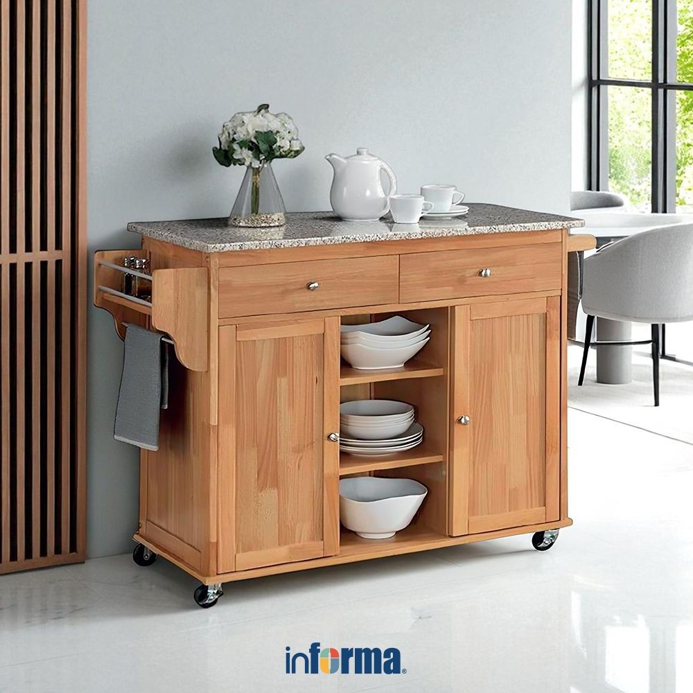 Jual Informa Reno Troli Dapur - Beech Tempat Penyimpanan Multifungsi ...