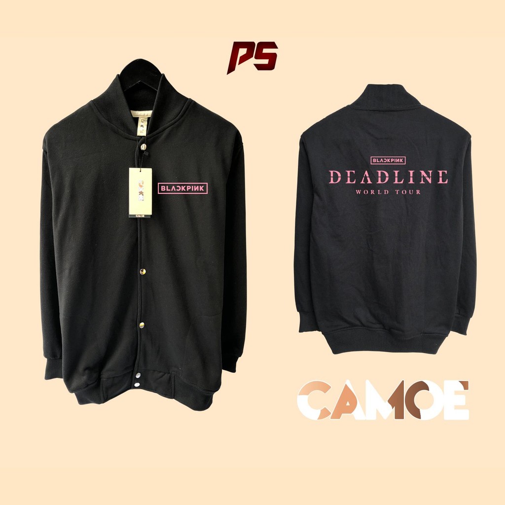 Jual Jaket Varsity Blackpink Deadline World Tour | Shopee Indonesia