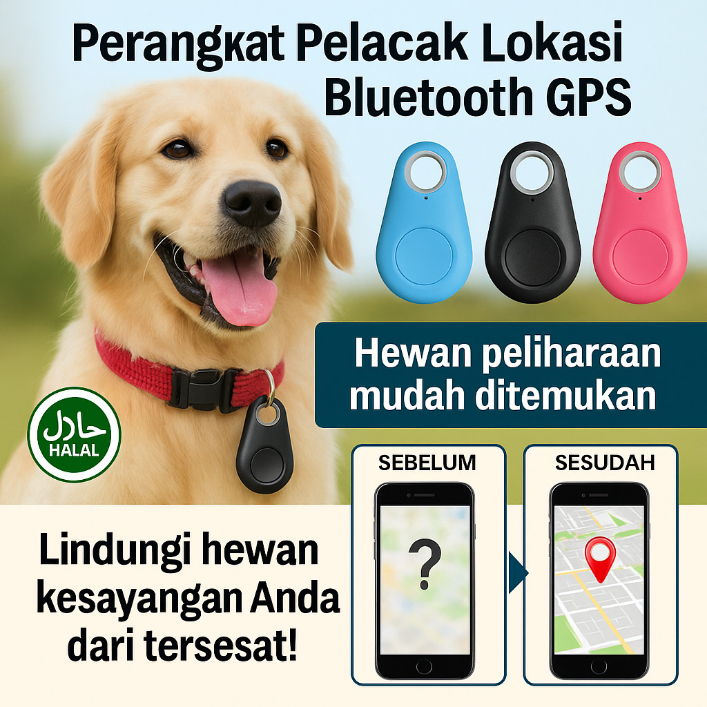 Jual 【Inventaris Lokal】 Perangkat Anti Hilang Bluetooth Tetesan Air ...