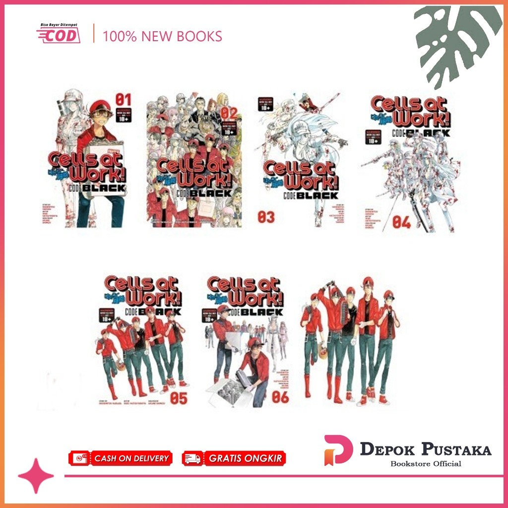 Jual Cells at Work! CODE BLACK manga, vol.1-8 (English) | Shopee Indonesia