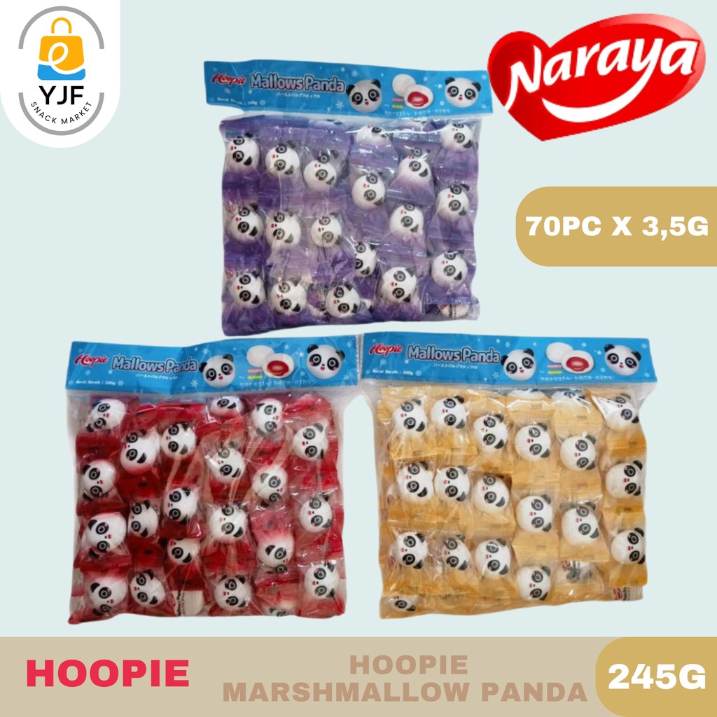 Jual Hoopie Marshmallow Panda Kemasan 245g/1PAK x 70pc [ 3,5g ] Mallow ...