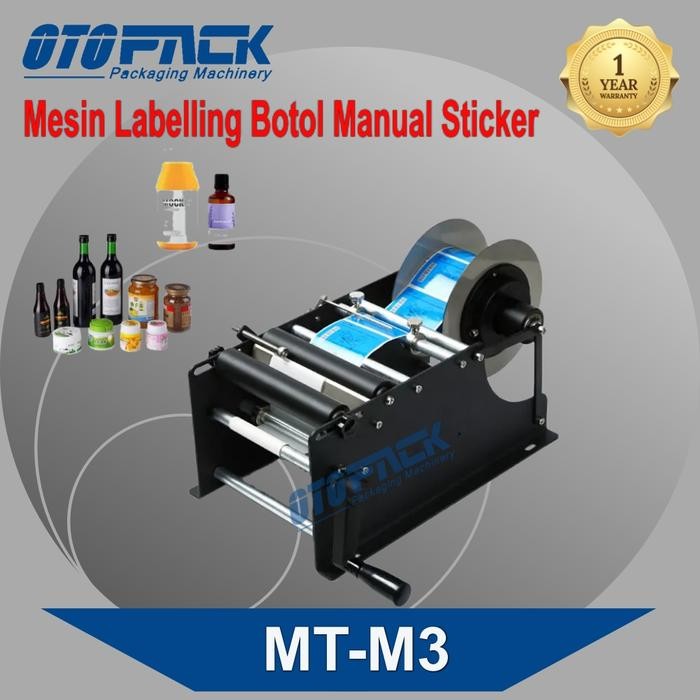 Jual Mesin Labelling Botol Manual Sticker Label Alat tempel label ...
