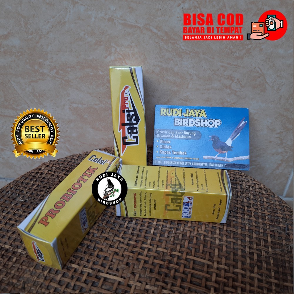 Jual SEDIA CALSI PRO CALSIPRO PROBIOTIK VITAMIN SEMUA BURUNG KICAU ...