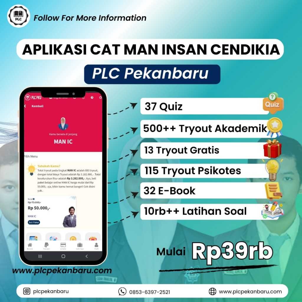 Jual Aplikasi Cat Tes Man Ic 2026 Tryout Man Ic Akun Man Ic Full Tryout ...