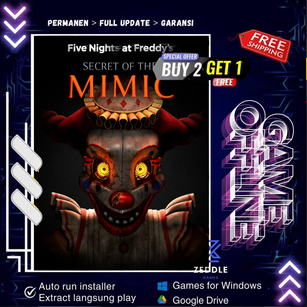 Jual FIVE NIGHTS AT FREDDYS SECRET OF THE MIMIC - GAME PC - GAME LAPTOP ...