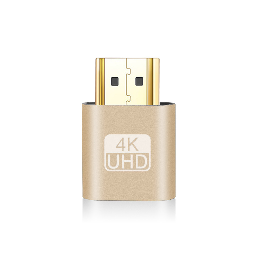 Jual 4K HDMI Virtual Display Adapter DP DVI VGA Display Emulator Dummy ...
