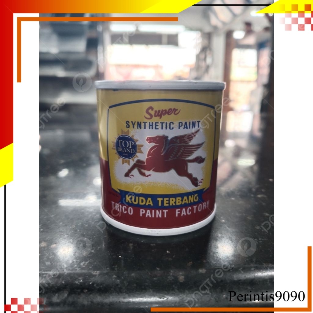 Jual cat minyak kuda terbang merah 0,1liter/cat kayu/cat besi | Shopee ...