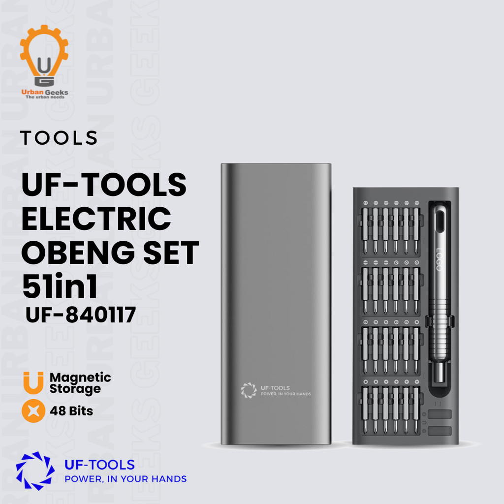 Jual UF Tools UF-840117 51 in 1 Obeng Presisi Mini Set Servis HP Laptop ...