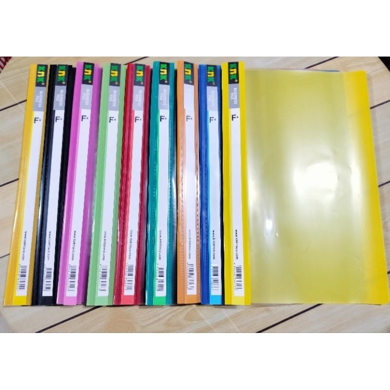 Jual (Lusin) Map Plastik Tulang Bening / Business File Folio KNK (Min ...