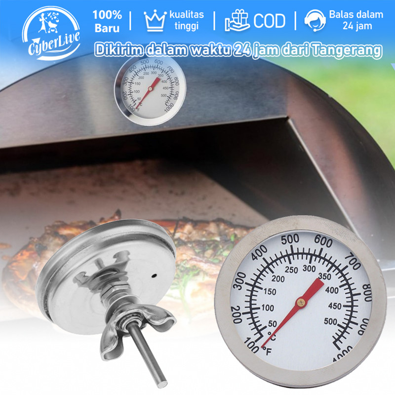Jual Stainless Termometer Oven Meat Temperature Dial Food Termometer ...