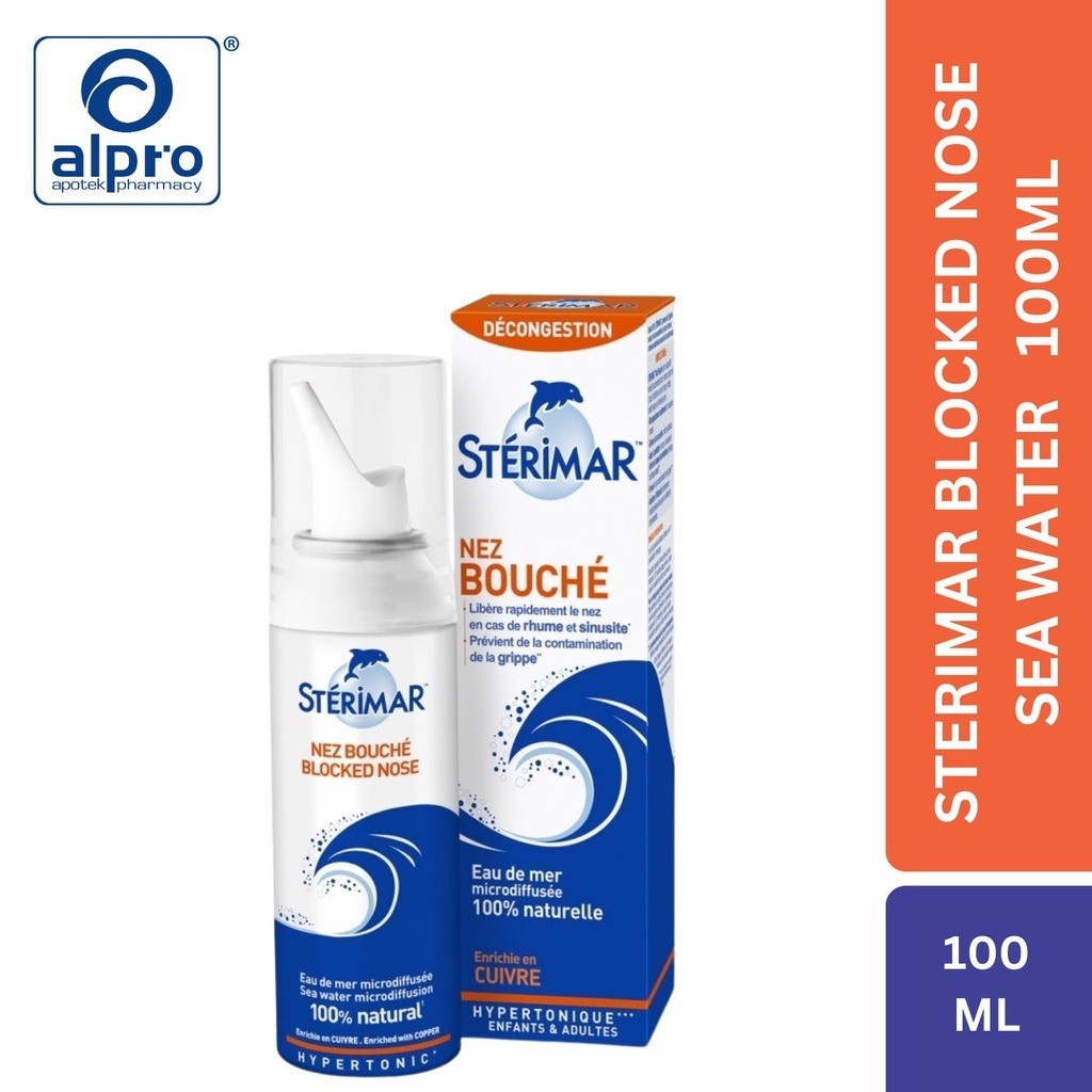 Jual STERIMAR BLOCKED NOSE SEA WATER MICRODIFFUSION 100ML 100ML ...