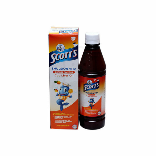Jual Scott'S Emulsion Vita Rasa Jeruk Sirup 400 Ml | Shopee Indonesia