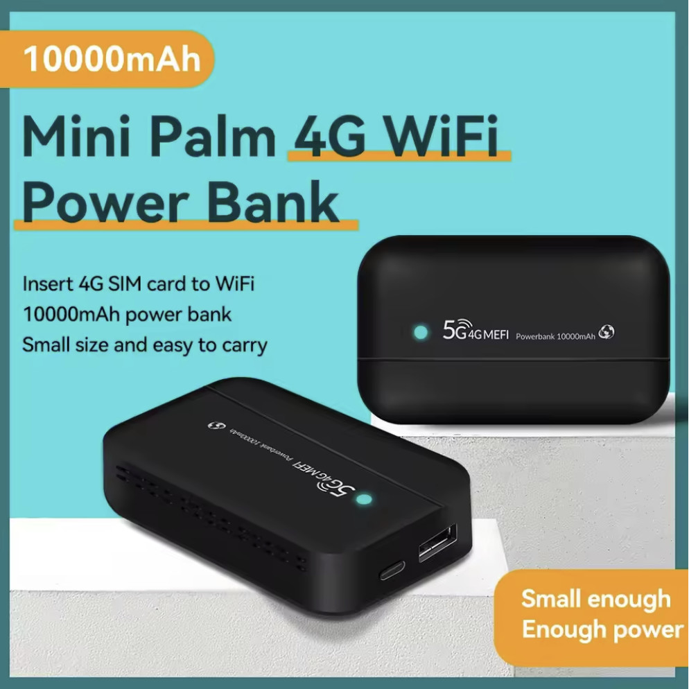 Jual SMARTCOM - 2 in 1 Modem Wifi 4G LTE sekaligus Power Bank SM100 10 ...