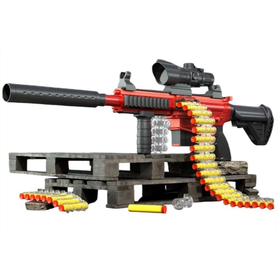Jual Mainan Anak TOY M416 ASSAULT RIFLE Tembakan Eva Soft Bullet Series ...