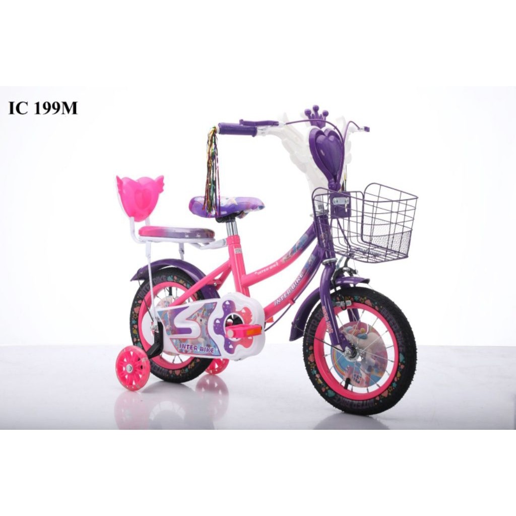 Jual SEPEDA ANAK PEREMPUAN MINI 12,16,18 INCH INTERBIKE IC 199 M.FREE ...