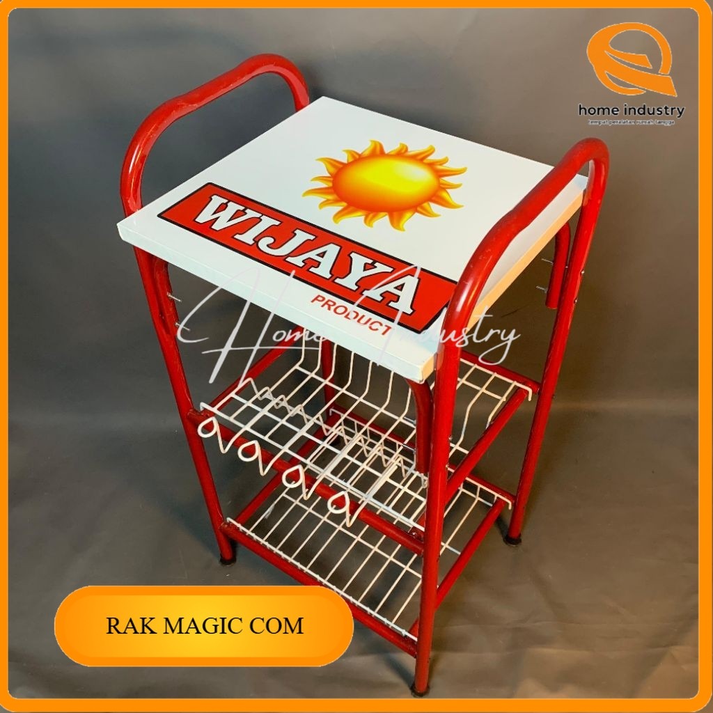 Jual Rak magic com tebal warna random/rak susun 3 / rak dapur / rak ...