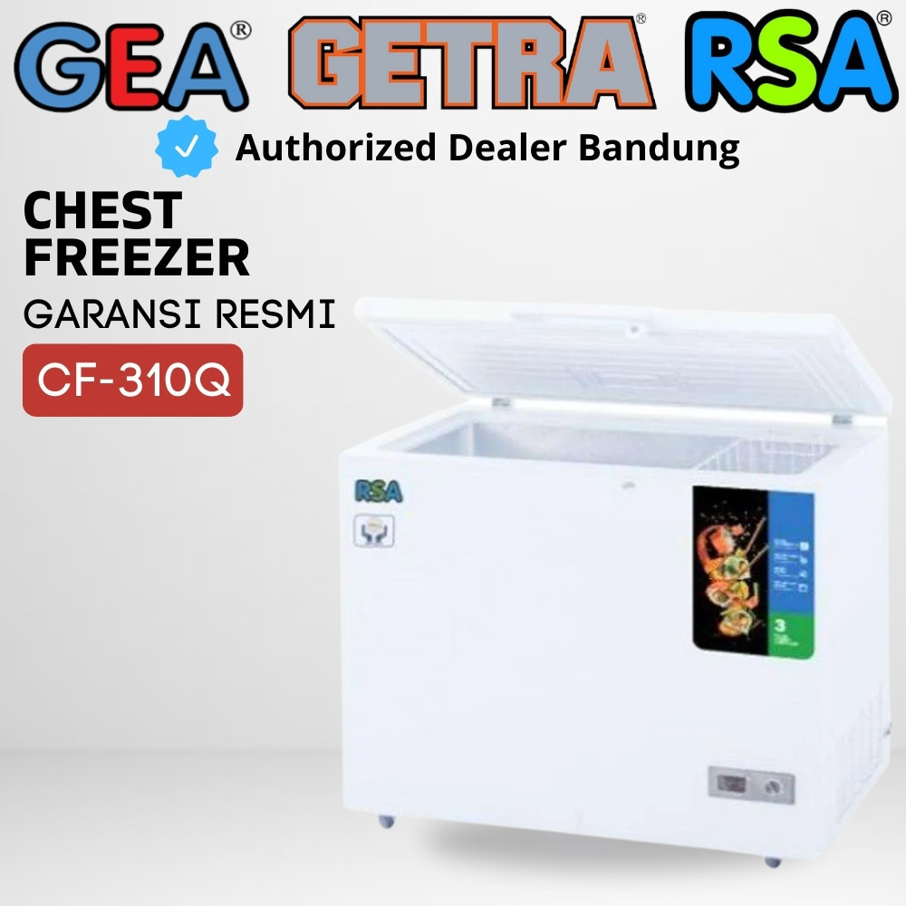 Jual Chest Freezer RSA CF-310Q Kapasitas 318 Liter CF 310 Garansi Resmi ...