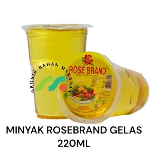 Jual MINYAK GORENG ROSEBRAND GELAS CUP 220 ML PER CUP | Shopee Indonesia
