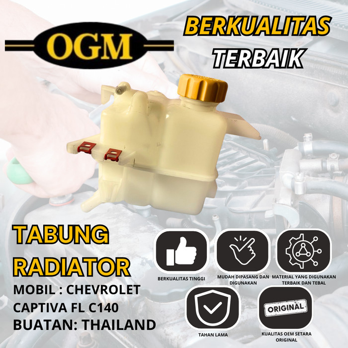 Jual OGM - PREMIUM TABUNG CADANGAN AIR RADIATOR MOBIL CHEVROLET CAPTIVA ...