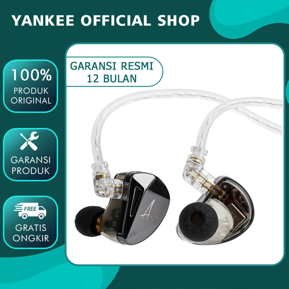 Jual KZ AS10 PRO 5BA Balanced Armature Driver In Ear Monitor IEM Earphone | Shopee Indonesia