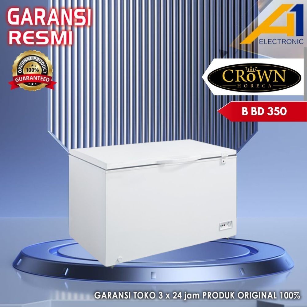 Jual CROWN Chest Freezer BD 350 / B BD 350 / BBD350 Low Watt 350 Liter ...