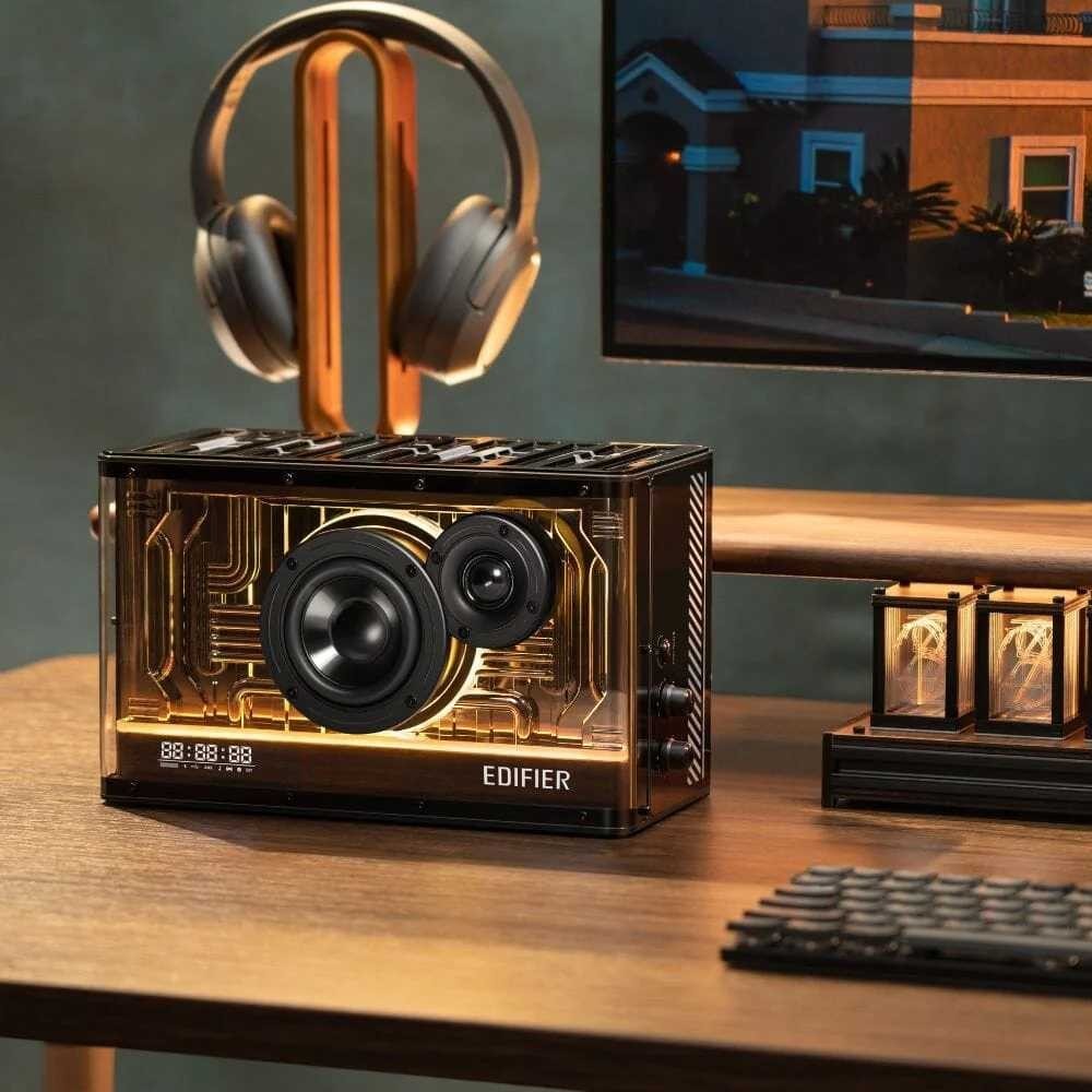Jual Edifier Tabletop Bluetooth Speaker Light Effect with GaN Charger ...