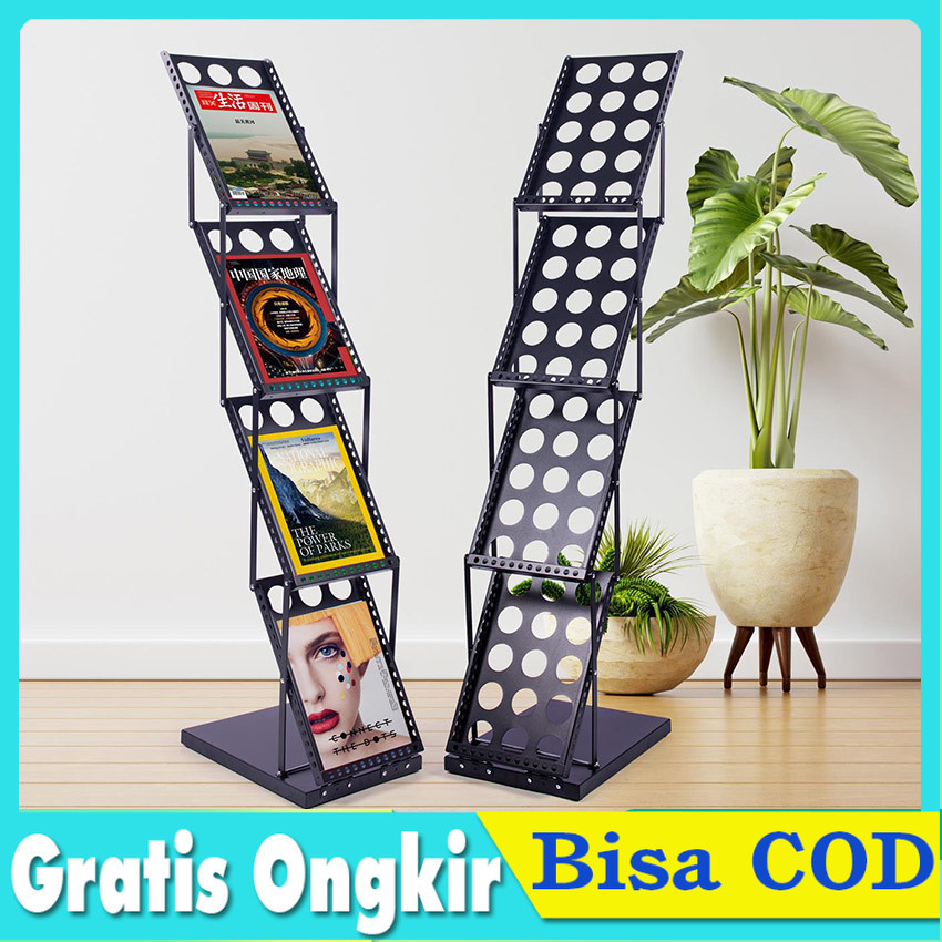 Jual Rak Brosur Lipat Besi Rak Brosur Stainless Aluminium Rak Brosur ...