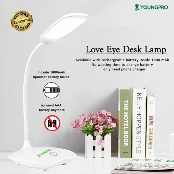 Jual youngpro lampu LED love eye usb YLE-01 lampu led meja belajar baca ...