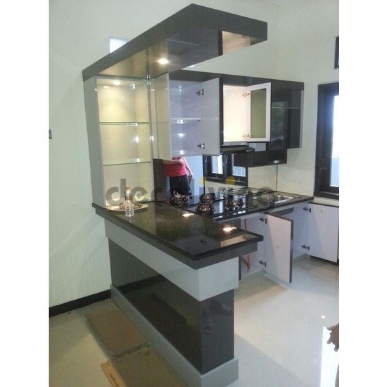 Jual Meja Bar Custom HPL Minimalis Modern Luxury Non Rakitan Bisa ...