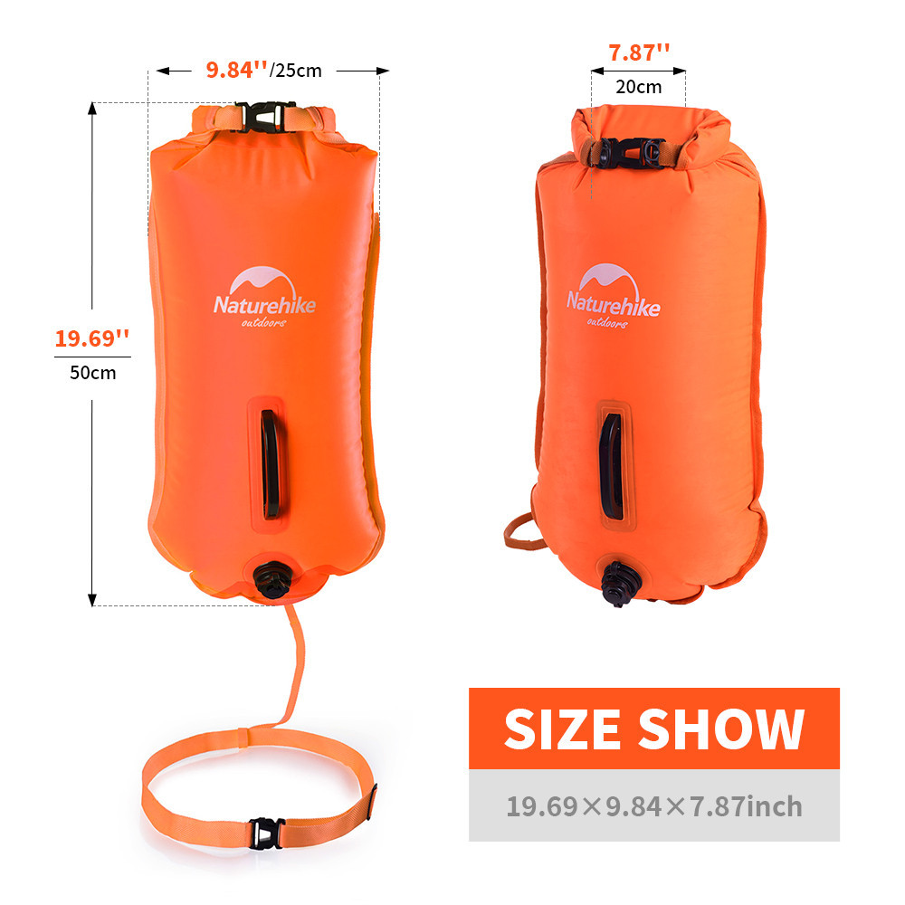 Jual Natureheak waterproof storage bag swimming dry bag inflatable ...