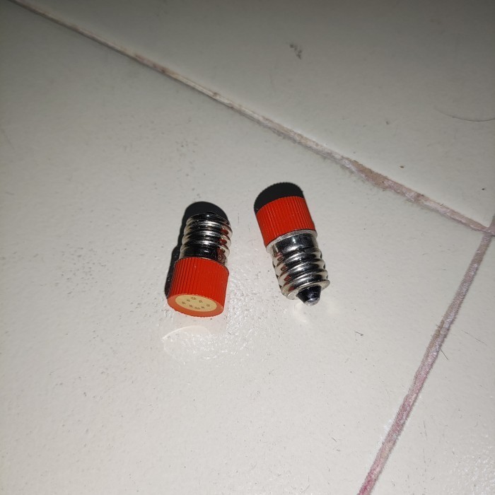 Jual BOHLAM LAMPU INDIKATOR LED PANEL E12 220V-240V MERAH ULIR (2 ...