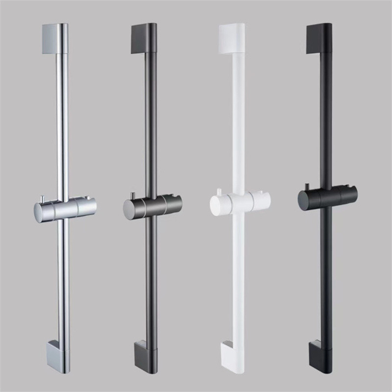 Jual Adjustable Shower Bar Lifting Rod Extendable Wall Mount Shower ...