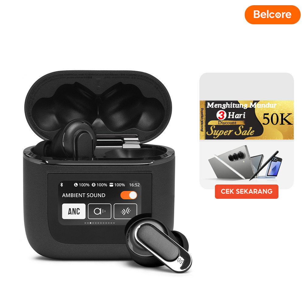 Jual True Wireless Bluetooth Earphone Tour Pro 2 True wireless Noise ...