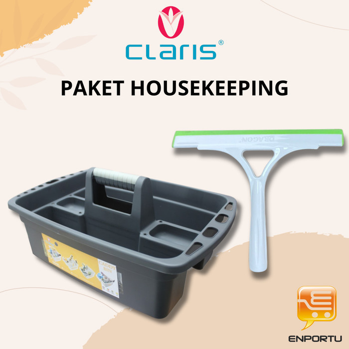 Jual Paket Housekeeping/ Peralatan Pembersih Meja & Kaca/ Wiper Carry ...