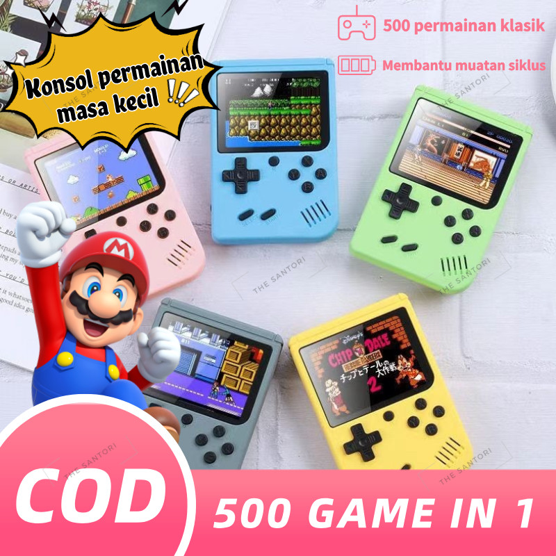 Jual Gameboy Game Bot Jadul Consol/ Portable Mini Retro Kotak Built-In ...