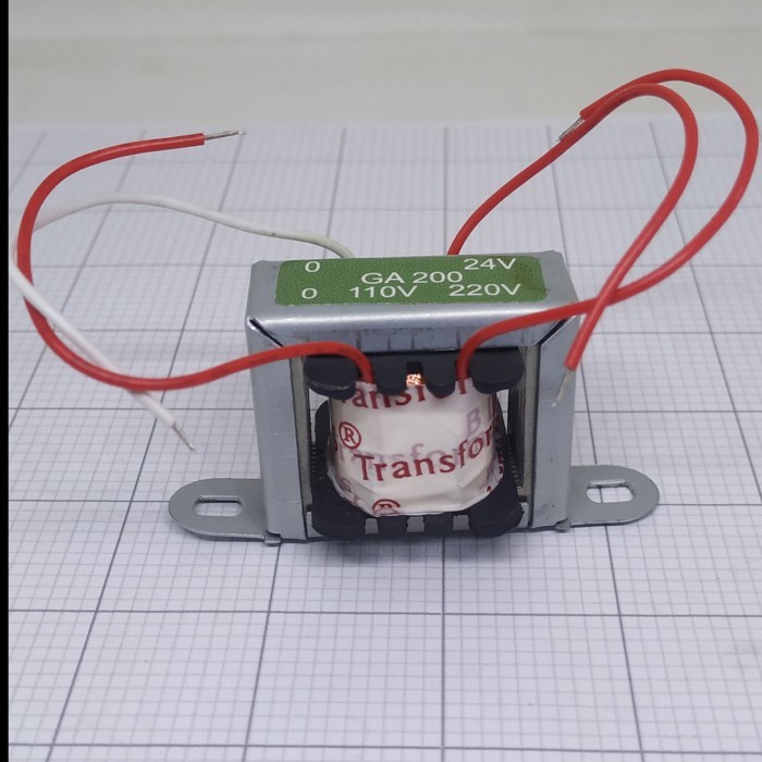 Jual Trafo Booster / Trafo GA 200 , 0 - 24V || 0 - 110 - 220V -AD87 ...