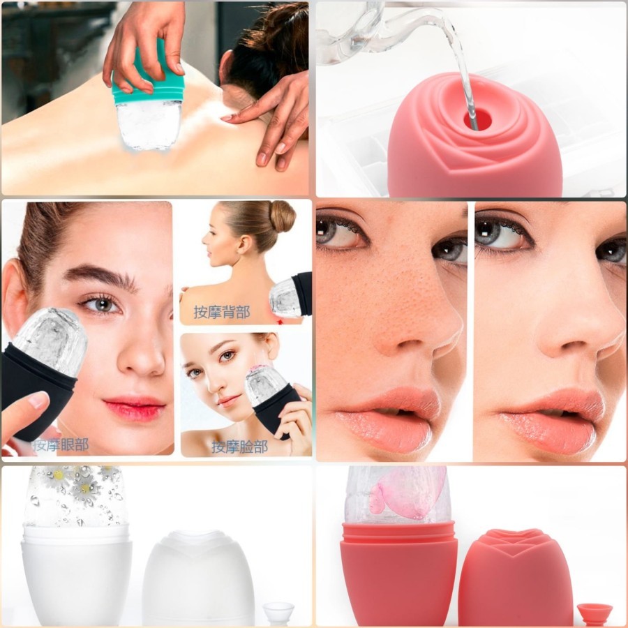 Jual Masker es batu ice roller kulit muka badan tangan kaki pijat ...