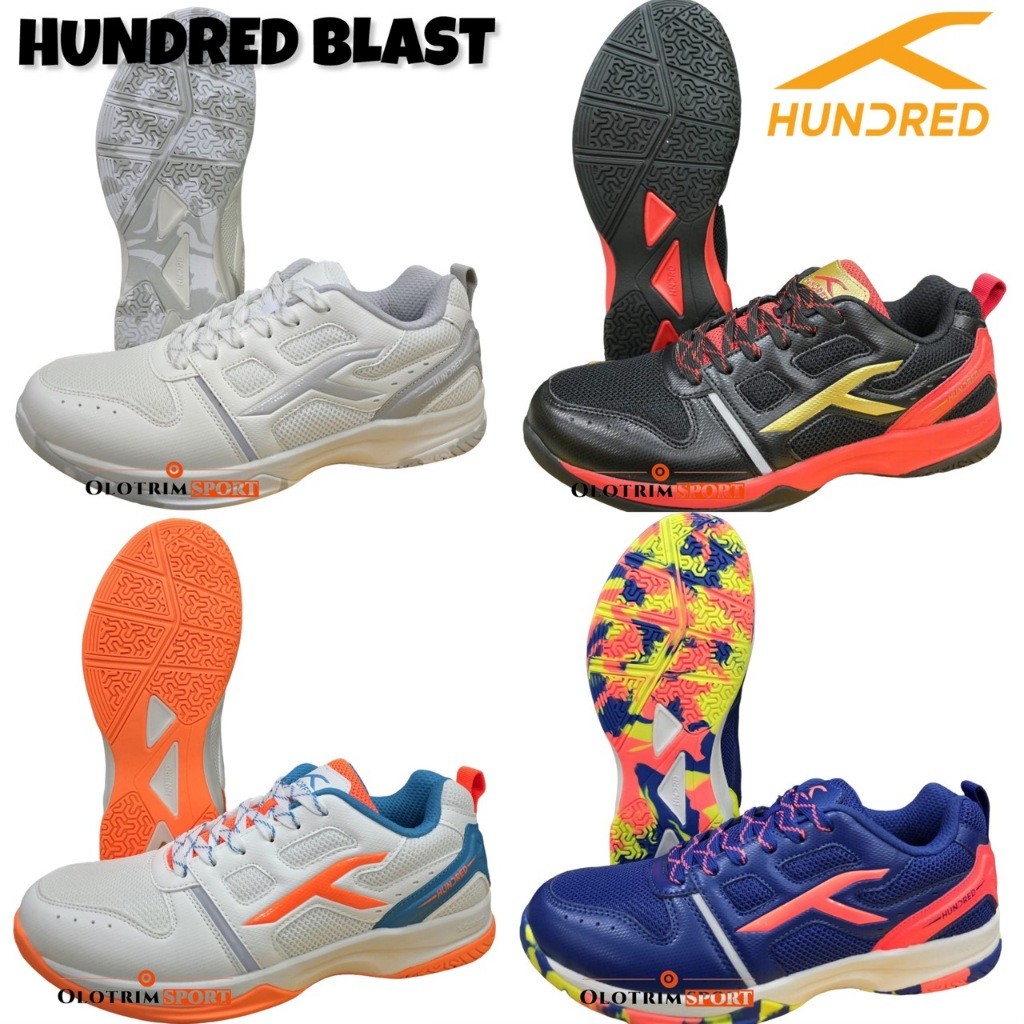 Jual Sepatu Badminton HUNDRED BLAST 100% ORIGINAL HUNDRED | Shopee ...