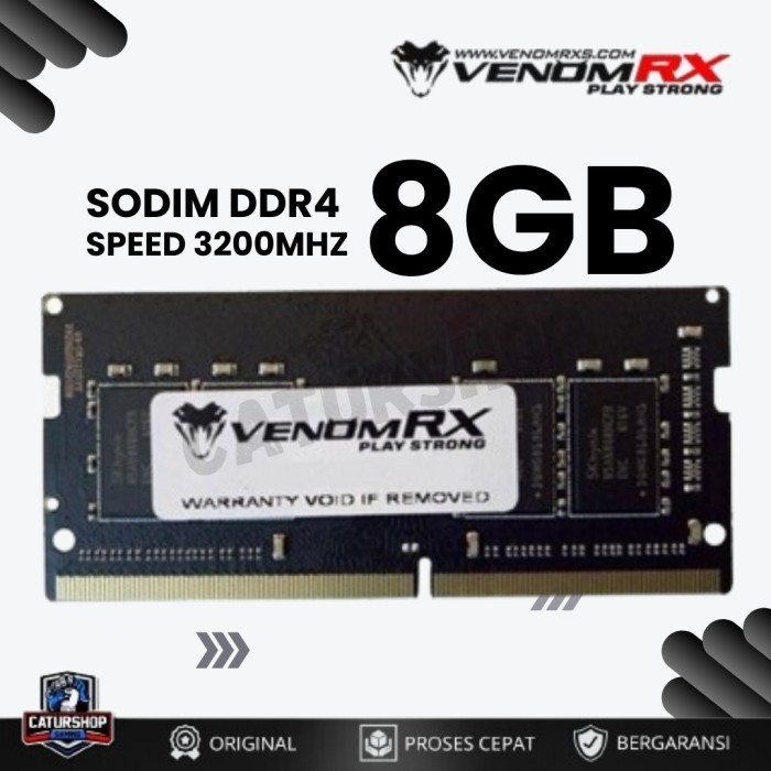 Jual Sodimm RAM DDR4 8GB 3200MHZ VENOMRX Memory Laptop | Shopee Indonesia