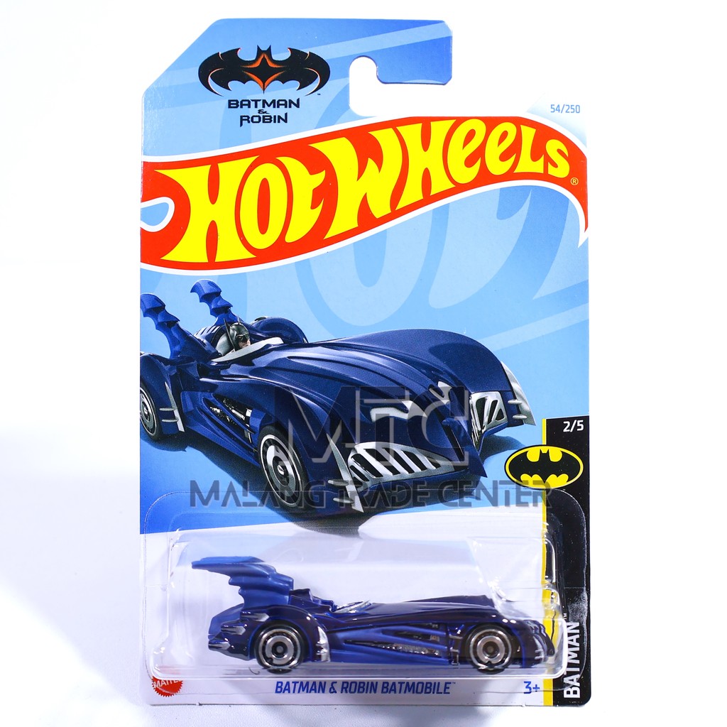 Jual Hot Wheels Batman & Robin Batmobile Biru M 2024 | Shopee Indonesia