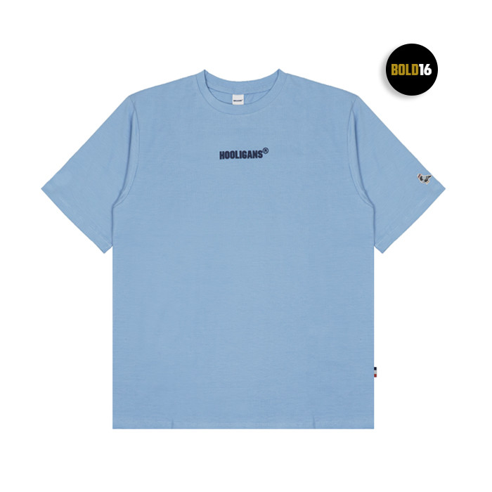 Jual HOOLIGANS T-shirt Bold16 Especial Oversize Dusty Blue | Shopee ...