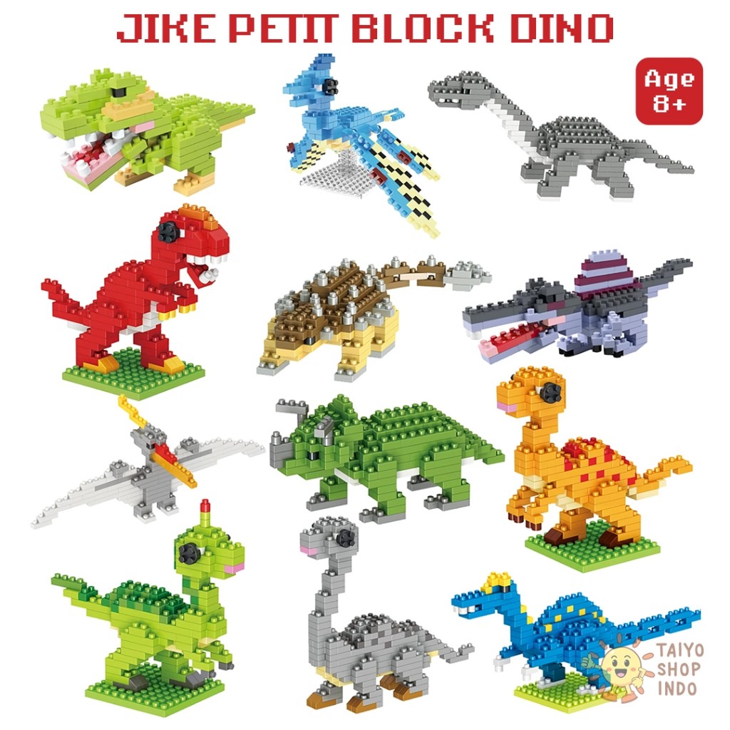 Jual TAIYO Mainan Bricks Jike Petit Mini Block Building Nano Blok 3D ...