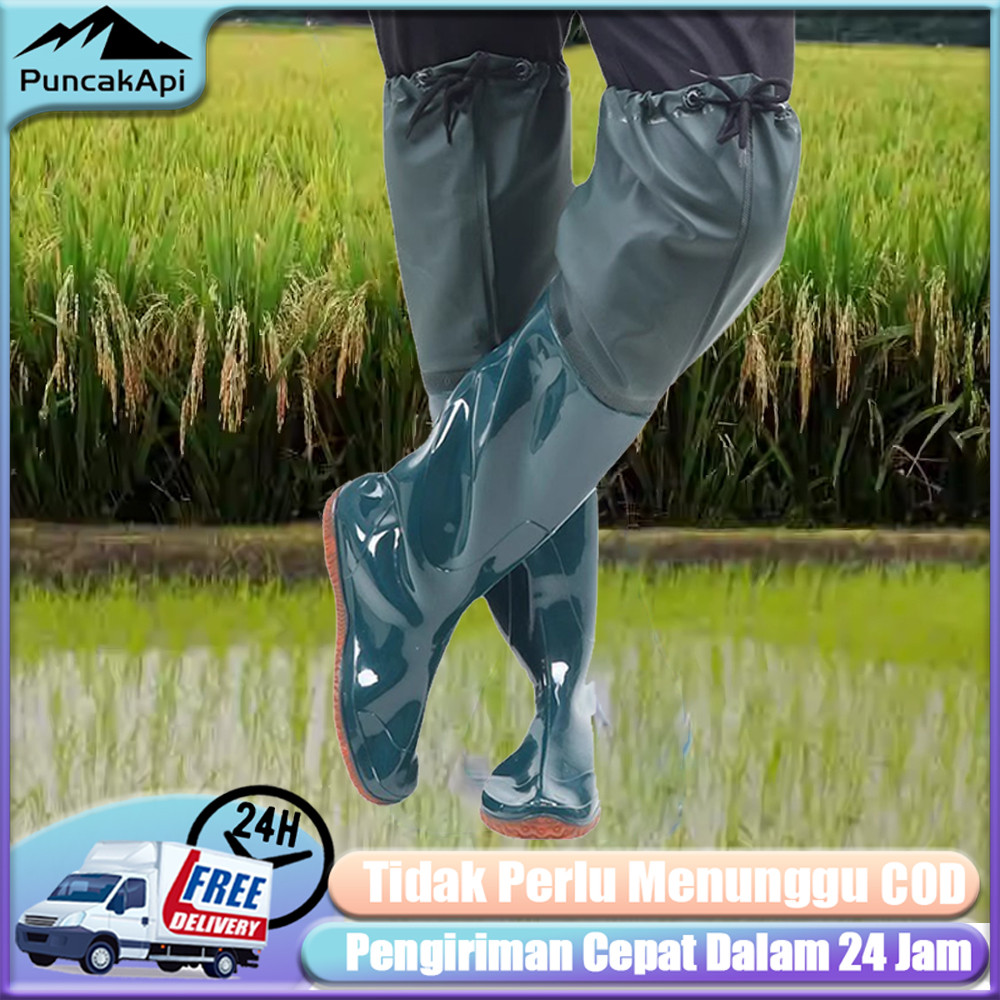 Jual SEPATU BOOT PETANI SAWAH PANJANG Sepatu Boots Boot But Karet Pria ...
