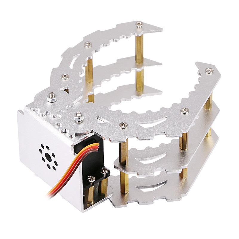 Jual 170mm Metal Bracket Gripper Manipulator Claw Clamp Robotic Arm For Arduino Robot DIY Kit ...
