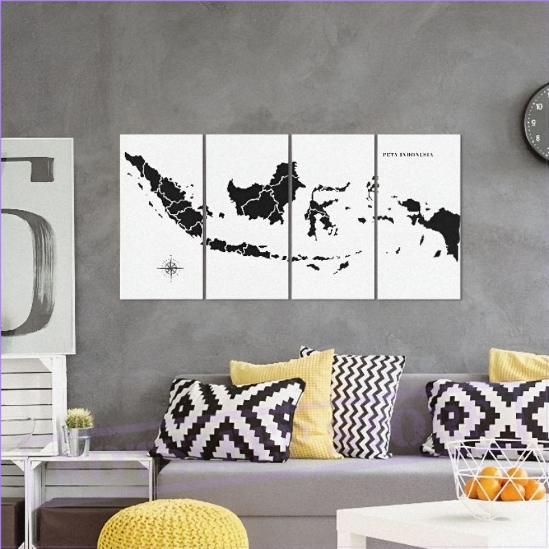Jual Custom Posters 1 set 60x30 multipanel Frame Kayu MDF - Poster ...