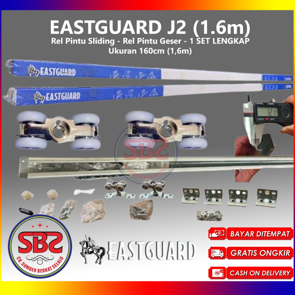 Jual REL SLIDING J2 EASTGUARD - Rel Pintu Dorong - Sliding Rail ...