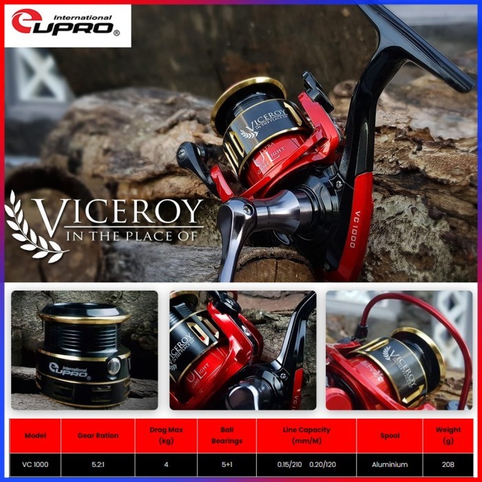 Jual EUPRO VICEROY 1000 UL PWR HANDLE - DOUBLE SPOOL | REEL UL | REEL ...
