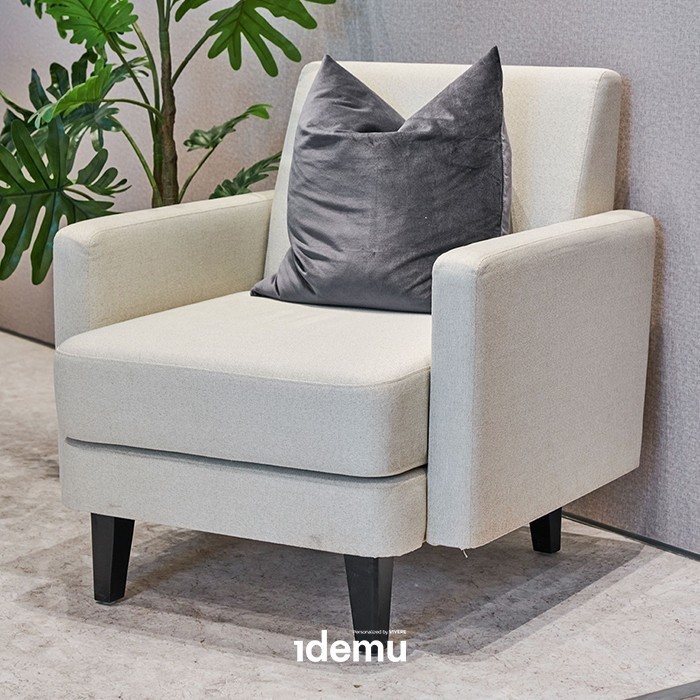 Jual Display Sale IDEMU Sofa Castella 1 Dudukan Putih Furnitur ...