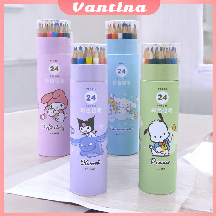 Jual (12/24warna) Pensil Warna Tabung / Pencil Warna Color Tube 12/24 ...