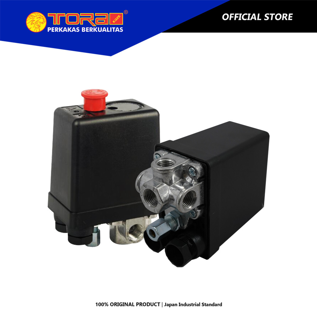 Jual TORA Switch Kompresor Otomatis 4 Arah 220V - Pressure Switch ...